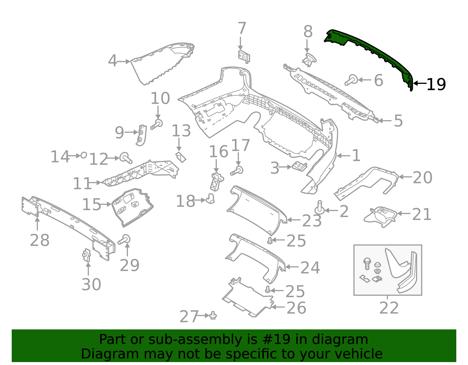 2018-2022 Land Rover Range Rover Sport Center Cover LR109724 | OEM ...