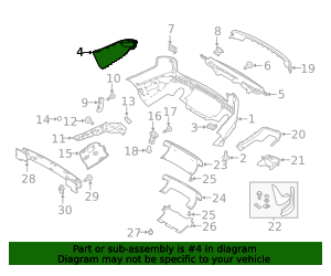 2018-2022 Land Rover Range Rover Sport Side Molding LR105085 | OEM ...