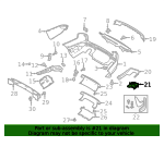 2020-2022 Land Rover Range Rover Sport Finish Plate LR121473 | OEM ...