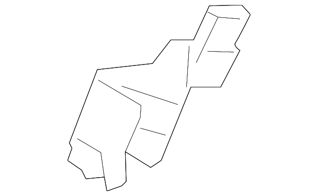 2013-2024 Nissan LEAF Fuse & Relay Box Lower Bracket 24317-3DA0B ...