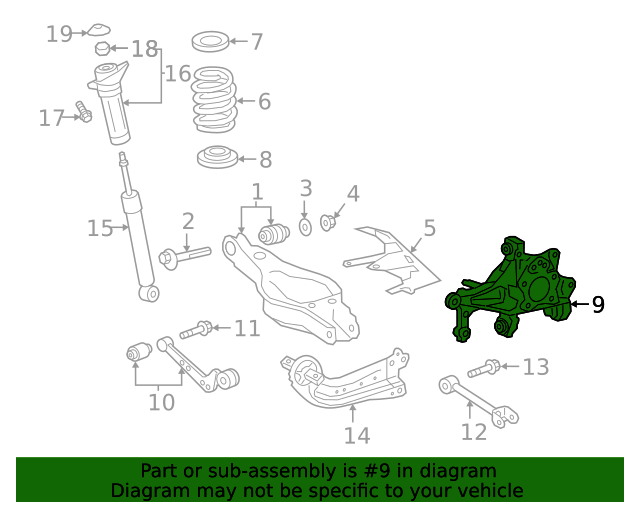 42305-0R100 - Suspension Knuckle - 2019-2023 Toyota | OEM Genuine ...