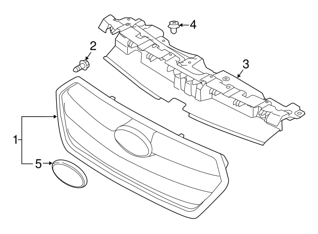 2015-2019 Subaru Sight Shield 91165AL00A | Subaru Parts For You