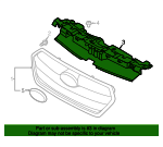 2015-2019 Subaru Sight Shield 91165AL00A | Subaru Parts For You