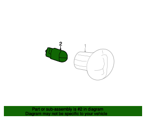 1989-2024 Mopar Marker Lamp Bulb L002825W5W | Mopar Parts Canada