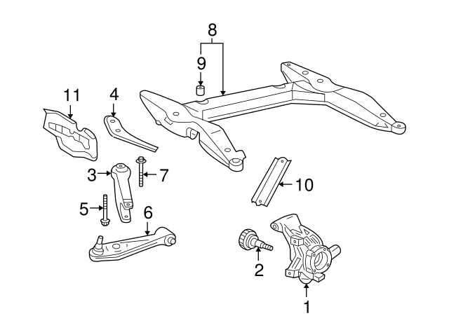 2005-2013 Porsche Lower Control Arm 997-341-043-02 | Porsche Marin