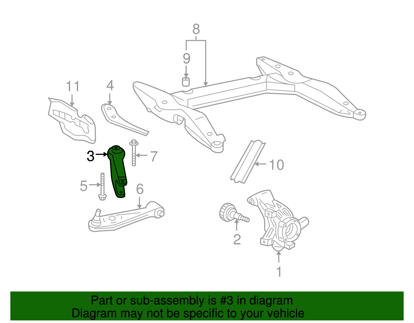 2005-2013 Porsche Lower Control Arm 997-341-043-02 | OEM Parts Online