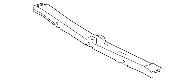 2014-2021 Toyota Tundra Bumper Cover Support Rail (Front, Upper) 52521 ...