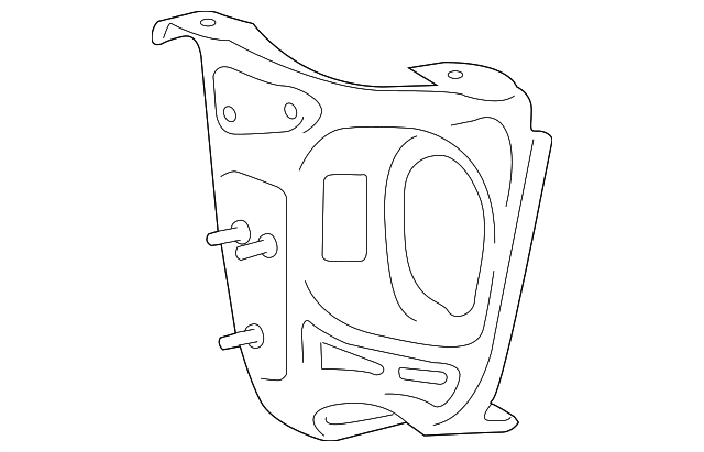 2014-2021 Toyota Tundra Bumper Cover Reinforcement (Left, Front) 52142 ...