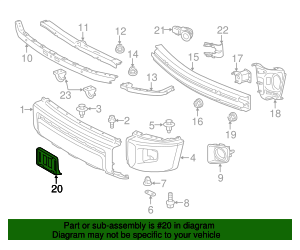 2014-2021 Toyota Tundra License Plate Bracket (Front) 75101-0C011 | OEM ...