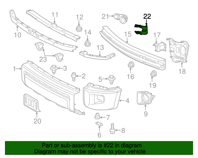 2014-2020 Toyota Tundra Parking Aid Sensor Bracket 89348-0C011 | Toyota ...