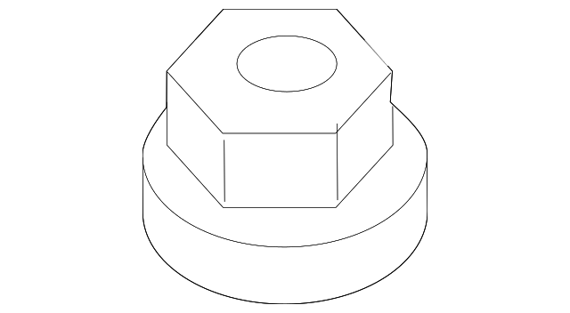 90179-06007 - Side Bracket Nut - 1998-2018 Toyota | OEM Genuine Toyota ...