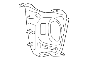 2014-2021 Toyota Tundra Side Extension 52141-0C030 | Sparks Parts