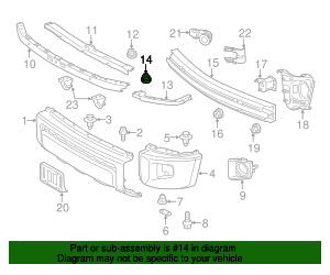 90179-06007 - Side Bracket Nut - 1998-2018 Toyota | OEM Genuine Toyota ...