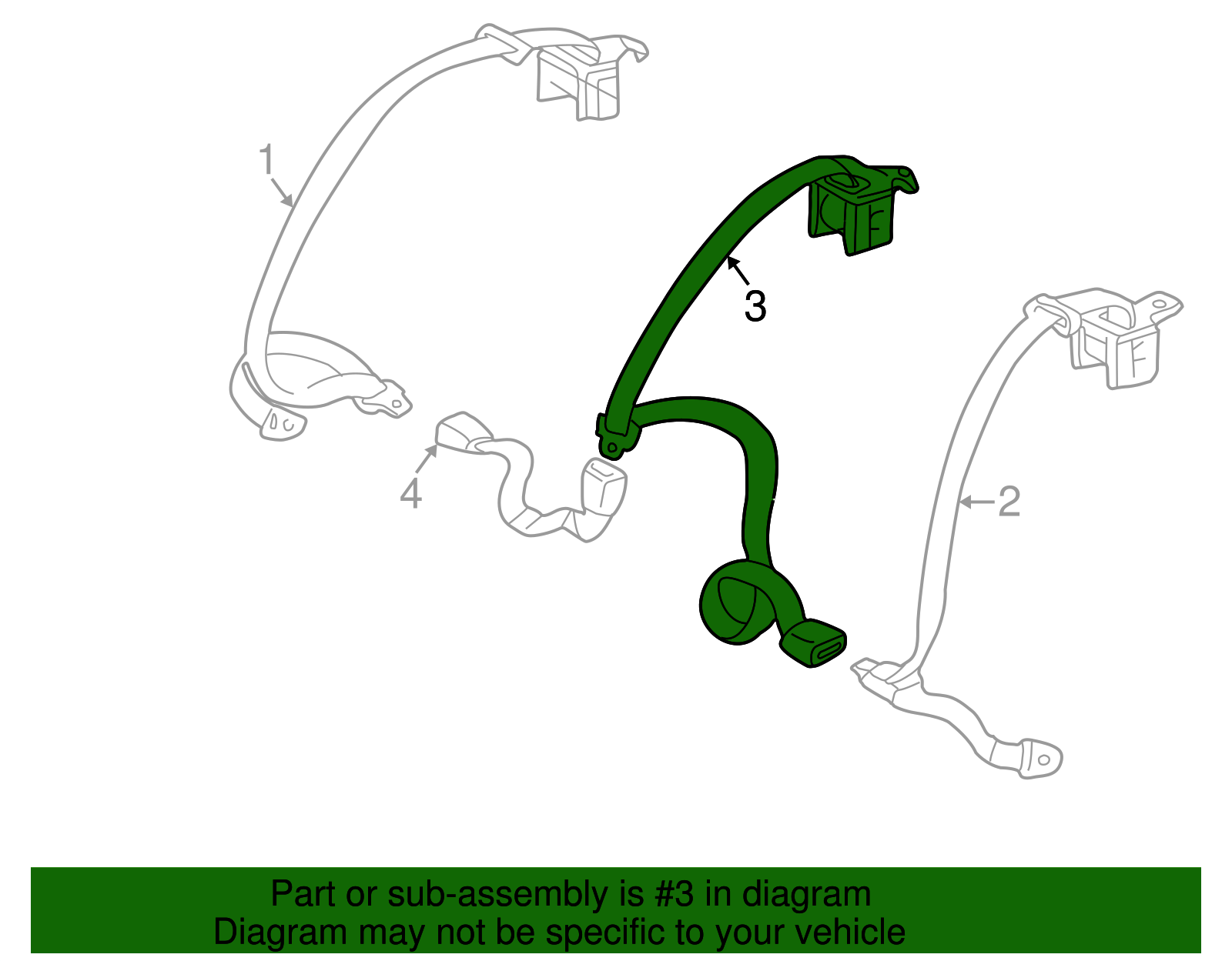 73480-AA040-B0 - 2000-2001 Toyota Camry - Belt & Retractor | Discount ...