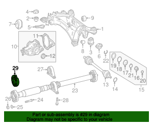 2003-2020 Mercedes-Benz Drive Shaft Flex Joint 000-411-06-00 | MB OEM Parts
