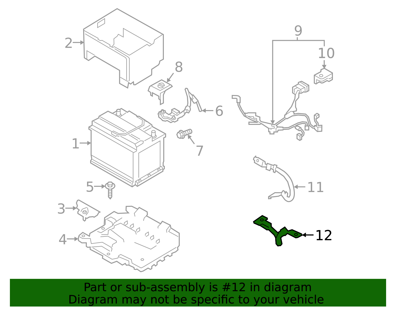 91862-M7510 - Ground Cable 2022-2024 Kia Forte | Kia.Parts Store