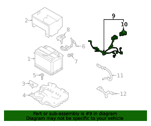 91850-M7150 - Battery Cable 2020-2021 Kia Forte | Kia.Parts Store