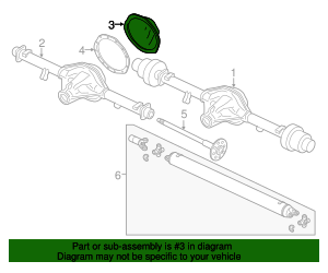 2010-2023 GM Rear Axle Housing Cover 19210710 | Capital Chevrolet Parts