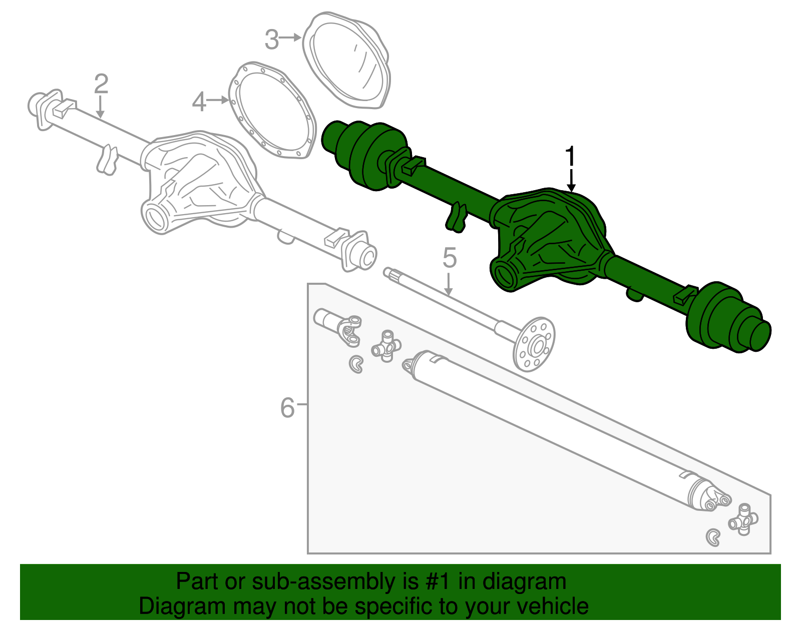 OEM GM Rear Axle For 2014-2015 GM - Part No. 23221609 | Karl Kustoms ...