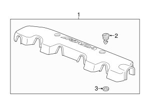 91501-P8A-A01 - Engine Cover Stud 2012-2022 Honda | Honda Parts Online