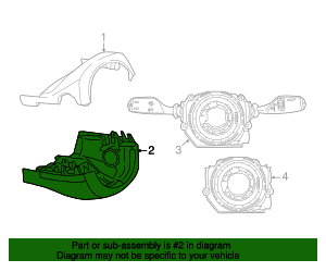 Genuine BMW 51-45-9-284-356 | Lower Column Cover | FREE Shipping on ...