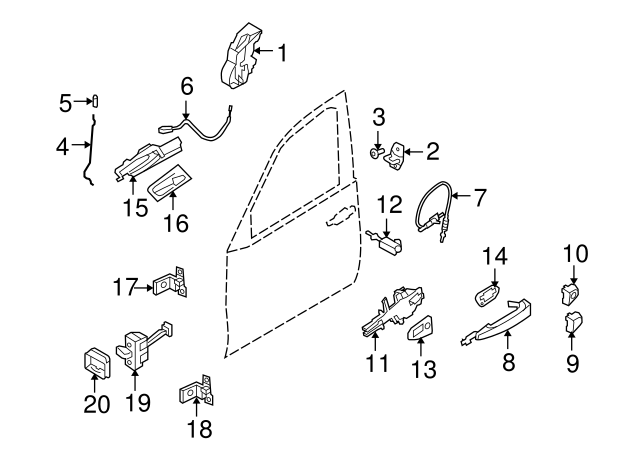 51215a36e75 - 2007-2014 BMW Lock Actuator (51-21-5-A36-E75) | BMW of ...