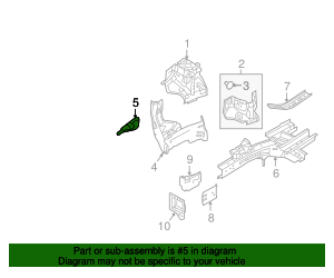 64527-A9000 - Front Panel Bracket 2015-2021 Kia Sedona | Kia.Parts Store