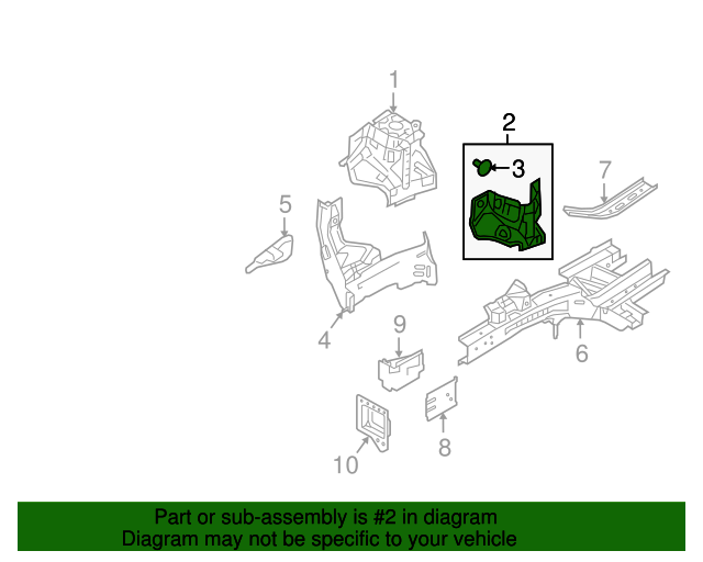 84127-A9000 - Insulator 2015-2021 Kia Sedona | Kia.Parts Store