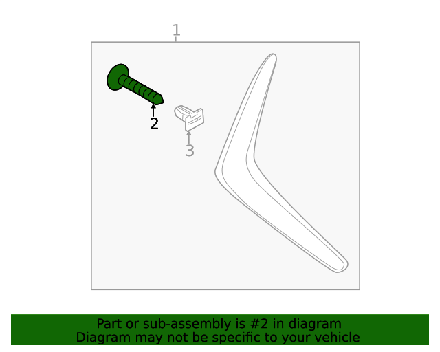2013-2022 Hyundai Side Molding Screw 12433-03107-B | OEM Parts Online