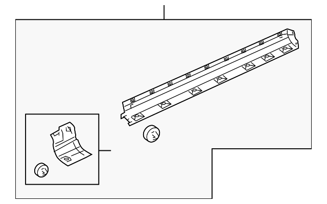 Genuine OEM Rocker Molding Part# LR018175 Fits 2006-2013 Land Rover ...