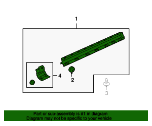 LR018176 - Rocker Panel Guard 2006-2013 Land Rover Range Rover Sport ...
