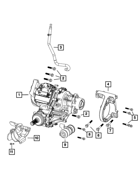 Transfer Case and PTU Assembly for 2023 Jeep Cherokee | Mopar eStore