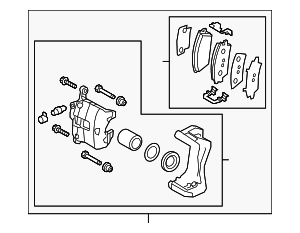 58230-D3700 - Caliper Assembly 2017-2022 Kia Sportage | Kia.Parts Store