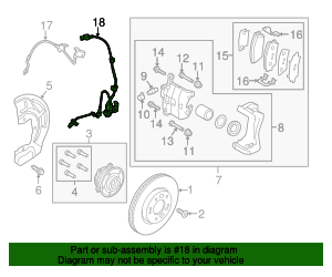 2017-2021 Kia Sportage OEM NEW 17-19 Kia Sportage Sensor Assembly ABS ...