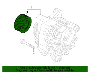 2018-2023 Hyundai Pulley 37320-2E221 | OEM Parts Online