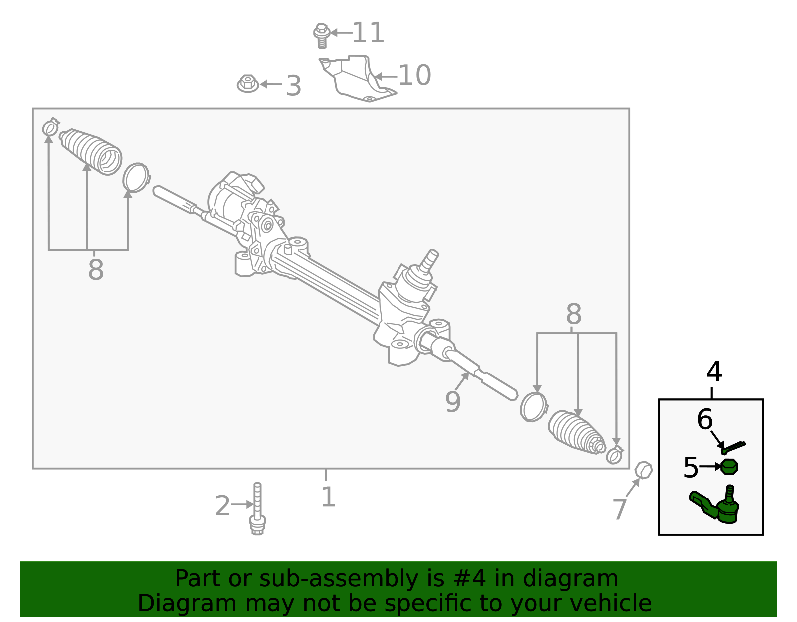 45460-09360 - Outer Tie Rod 2020-2024 Toyota Highlander | Fred Haas ...
