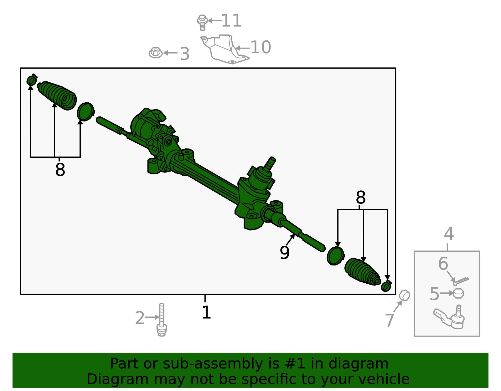 Genuine Toyota Gear Assembly part# 44250-0E040 for 2020 Toyota ...