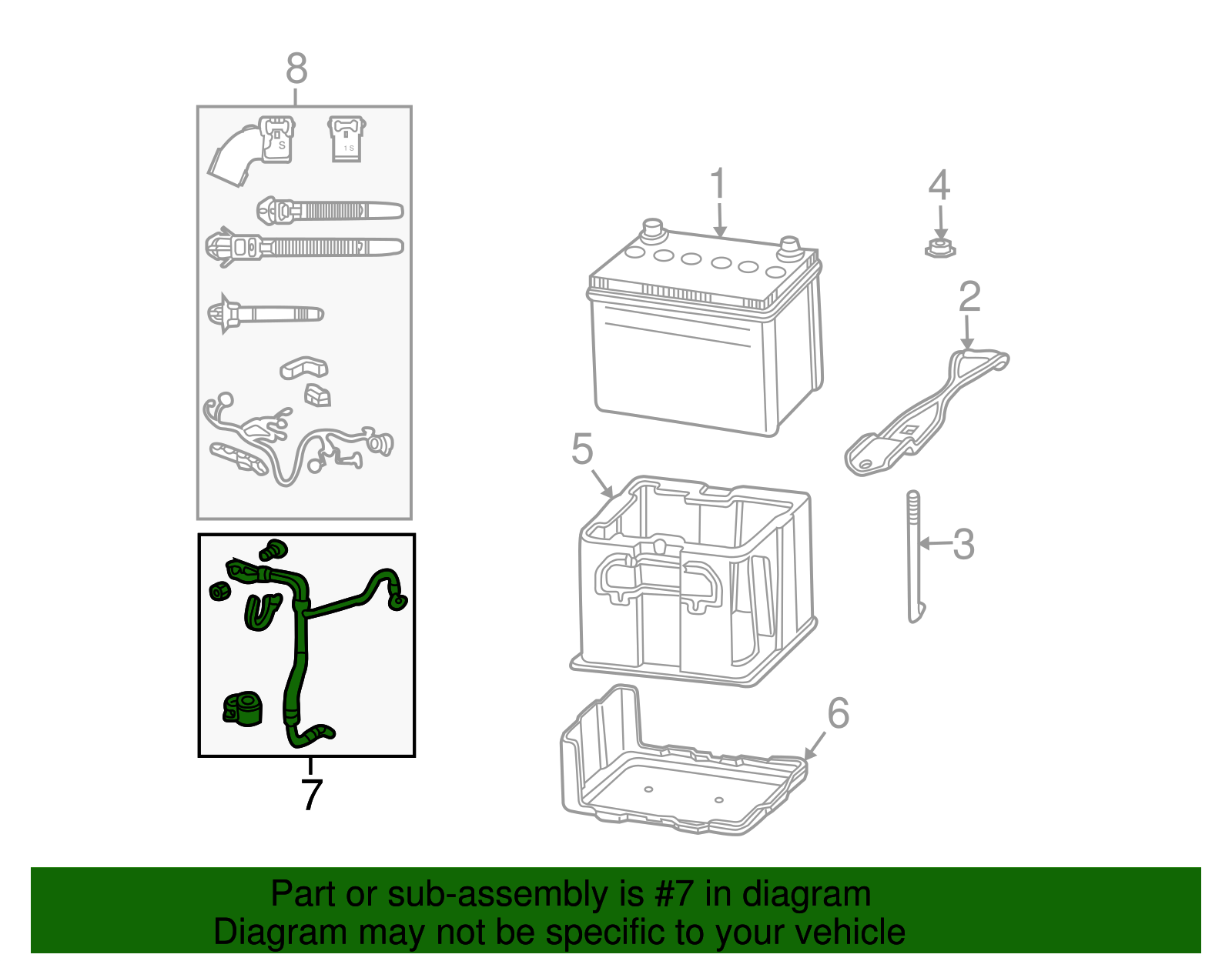 32600-SCV-A00 - Negative Cable 2003-2006 Honda Element | Honda Parts Online