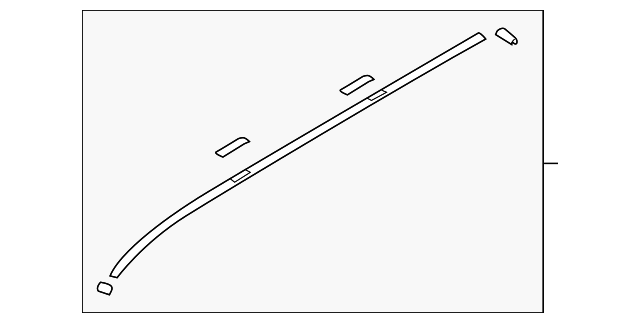2009-2013 Subaru Forester Roof Molding 91046SC010 | Subaru Parts Store