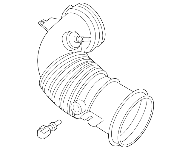 2020-2022 Ford Mustang Engine Air Intake Hose KR3Z-9B659-B | OEM Parts ...