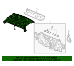 2016-2020 Honda Civic Shelf, Rear Parcel 66500-TBG-A00ZZ | OEM Parts Online