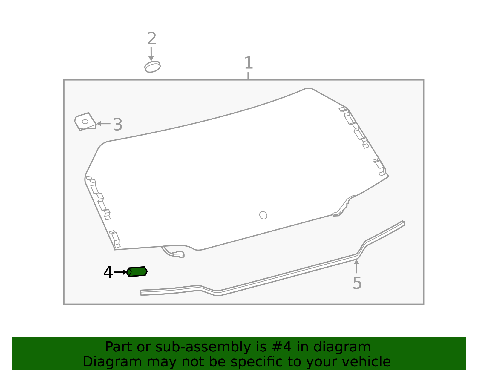 68294-26030 - Lift Gate Glass Dam 2011-2024 Toyota | North Park Toyota ...