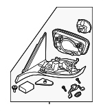 Genuine BMW 51-16-8-071-174 | Mirror Assembly | FREE Shipping on Most ...
