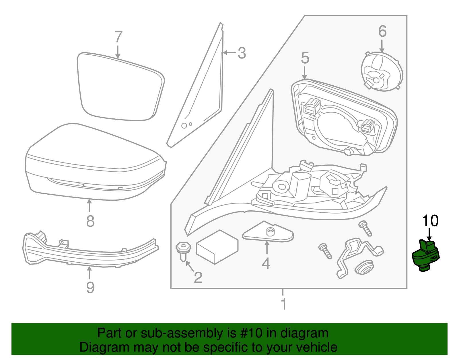 66-53-5-A0F-6D7 - 2014-2024 BMW - Side Camera | BMWPartsHub