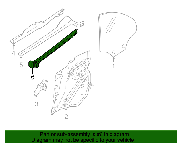 51377221303 - 2012-2018 BMW Inner Weather-Strip (51-37-7-221-303) | BMW ...