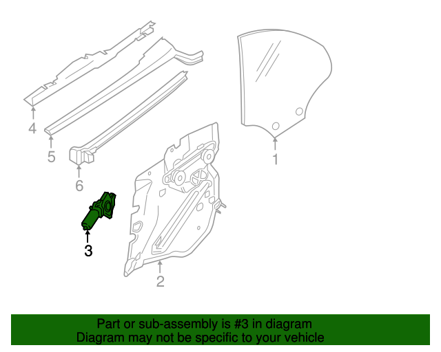 Genuine BMW 67-62-7-304-524 | Window Motor | FREE Shipping on Most ...