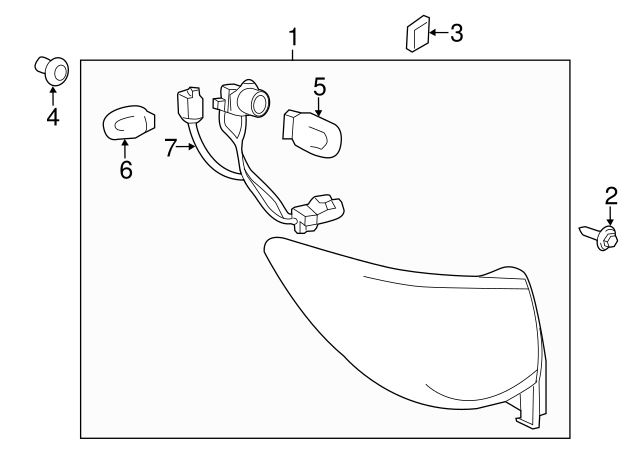 2009-2012 Chevrolet Traverse Multi-Purpose Lamp Socket 25851960 ...