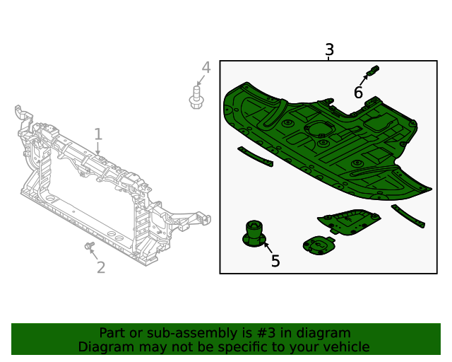 2020-2023 Hyundai Sonata Under Cover 29110-L5000 | OEM Parts Online