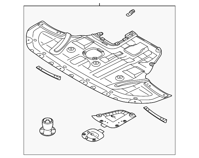 2020-2023 Hyundai Sonata Under Cover 29110-L5000 | HyundaiParts.Online