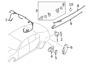 66209826989 - 2019-2023 BMW Sensor (66-20-9-826-989) | BMW of South ...